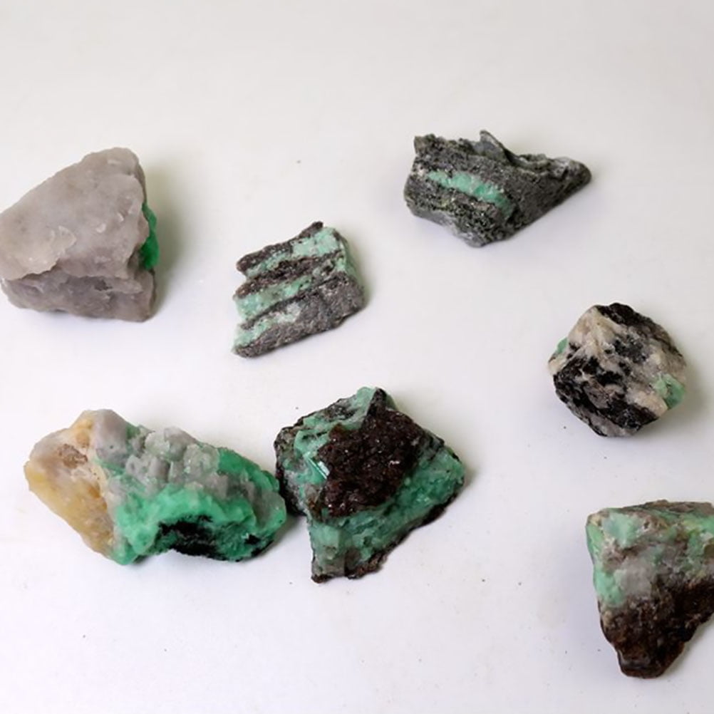 NICEMAL 1pc Natural Emerald Ore Samples Beautiful Rough Ore Specimen ...