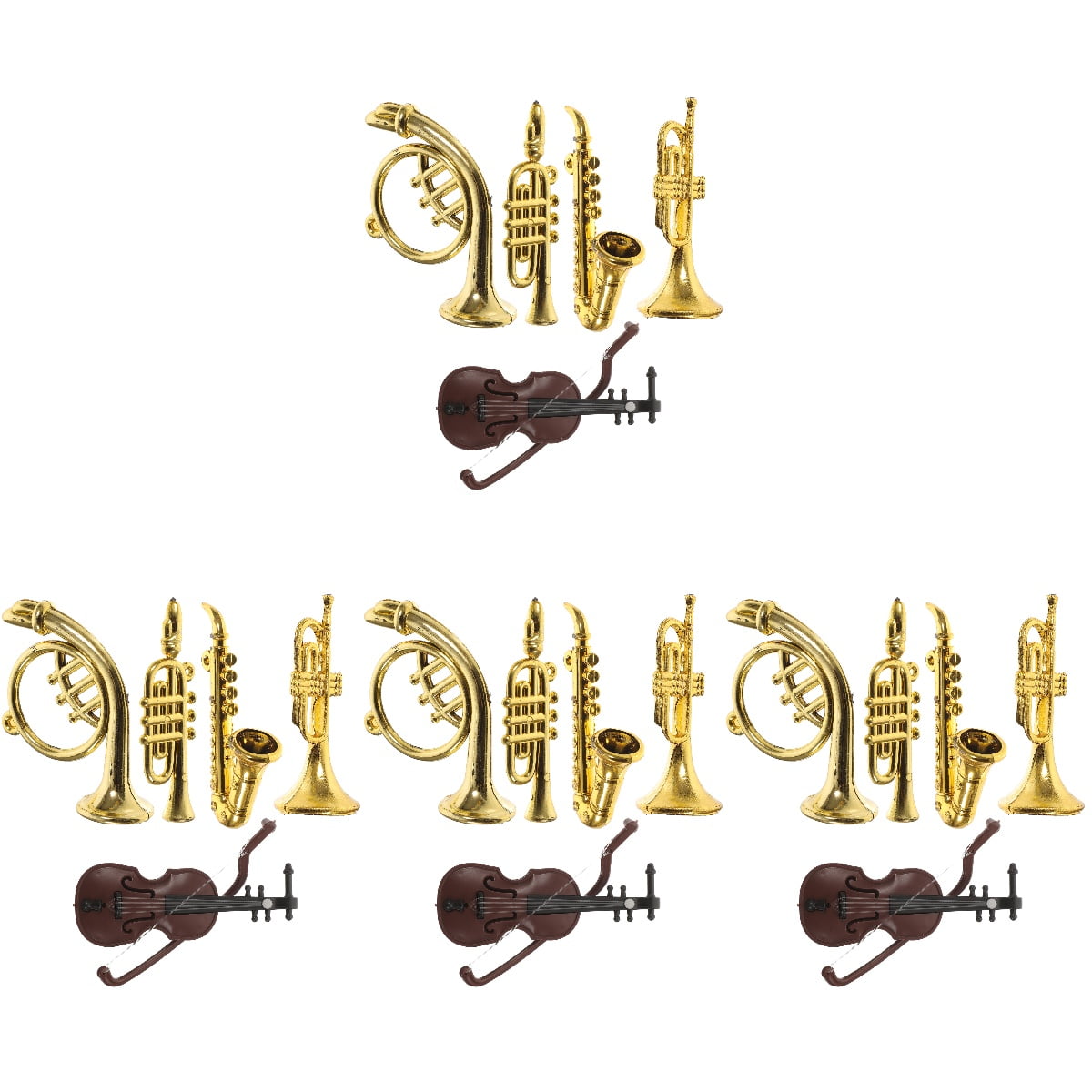 NICEMAL 20 pcs Doll House Miniature Instruments Tiny House Instruments ...