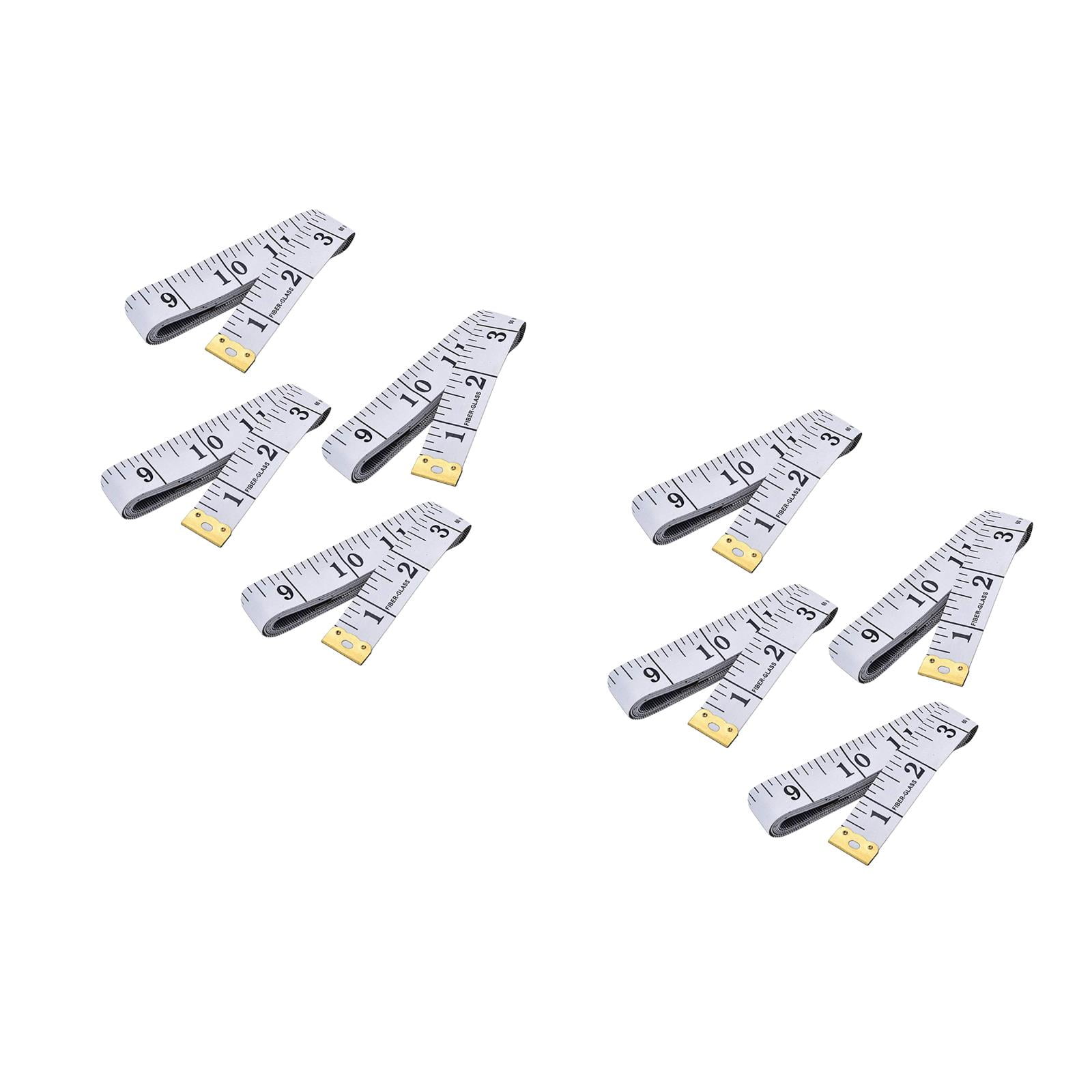 NICEMAL 24 pcs Sewing Ruler with Feet Inch Measure Tape for Weight Loss ...