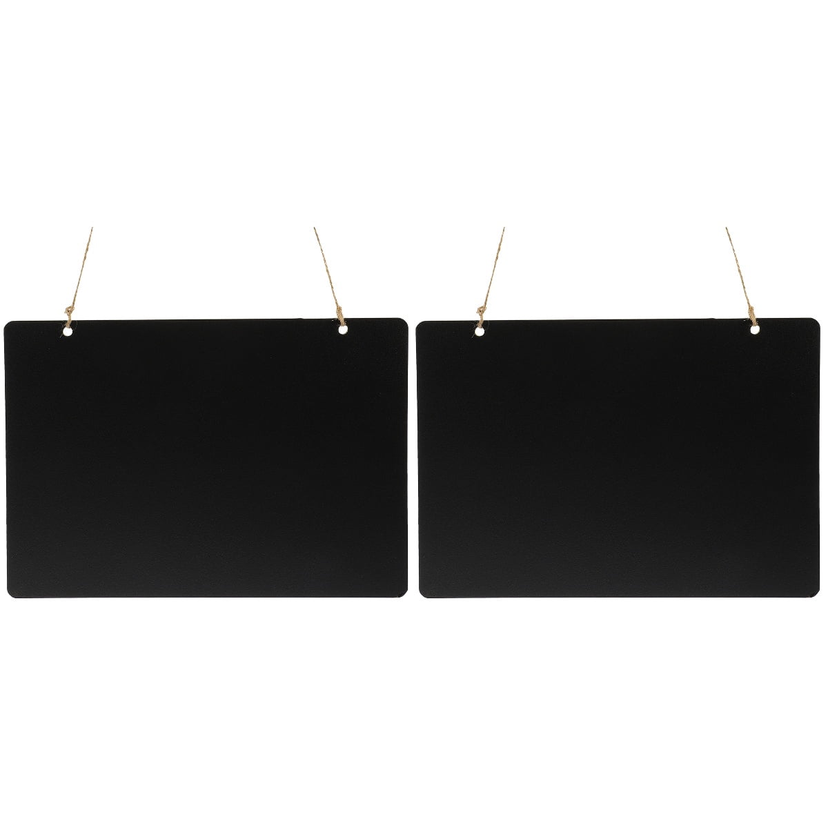NICEMAL 2pcs Wall Hanging Chalkboard Sign Double Sided Memo Board Door ...