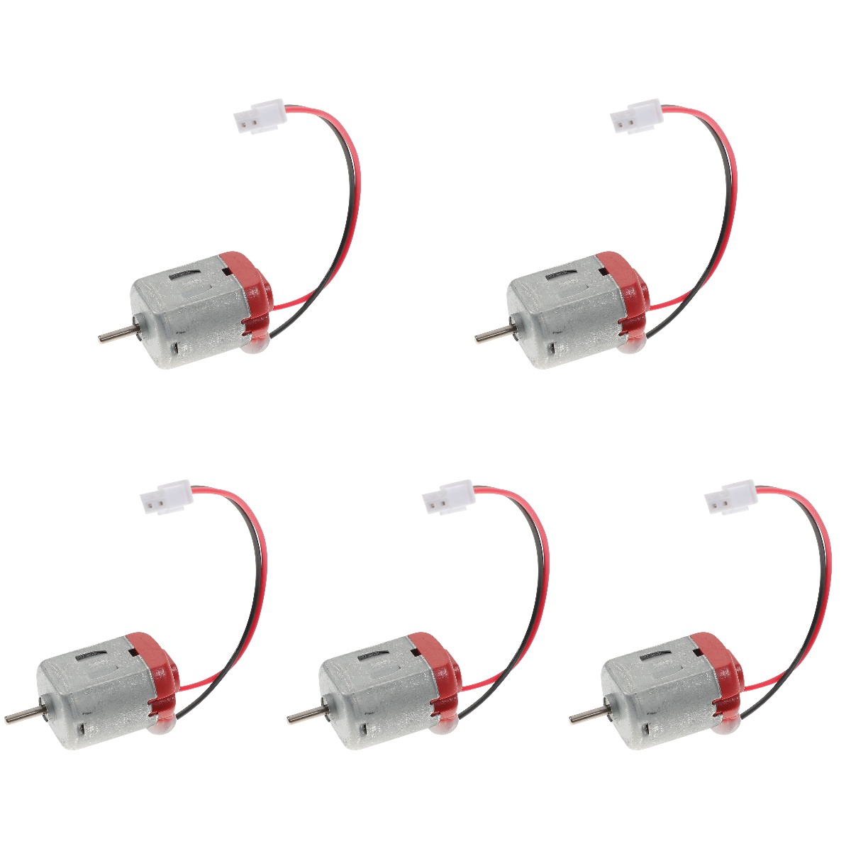 NICEMAL 30 Pcs Rectangular Small Electric Motor Miniature DC Motors ...