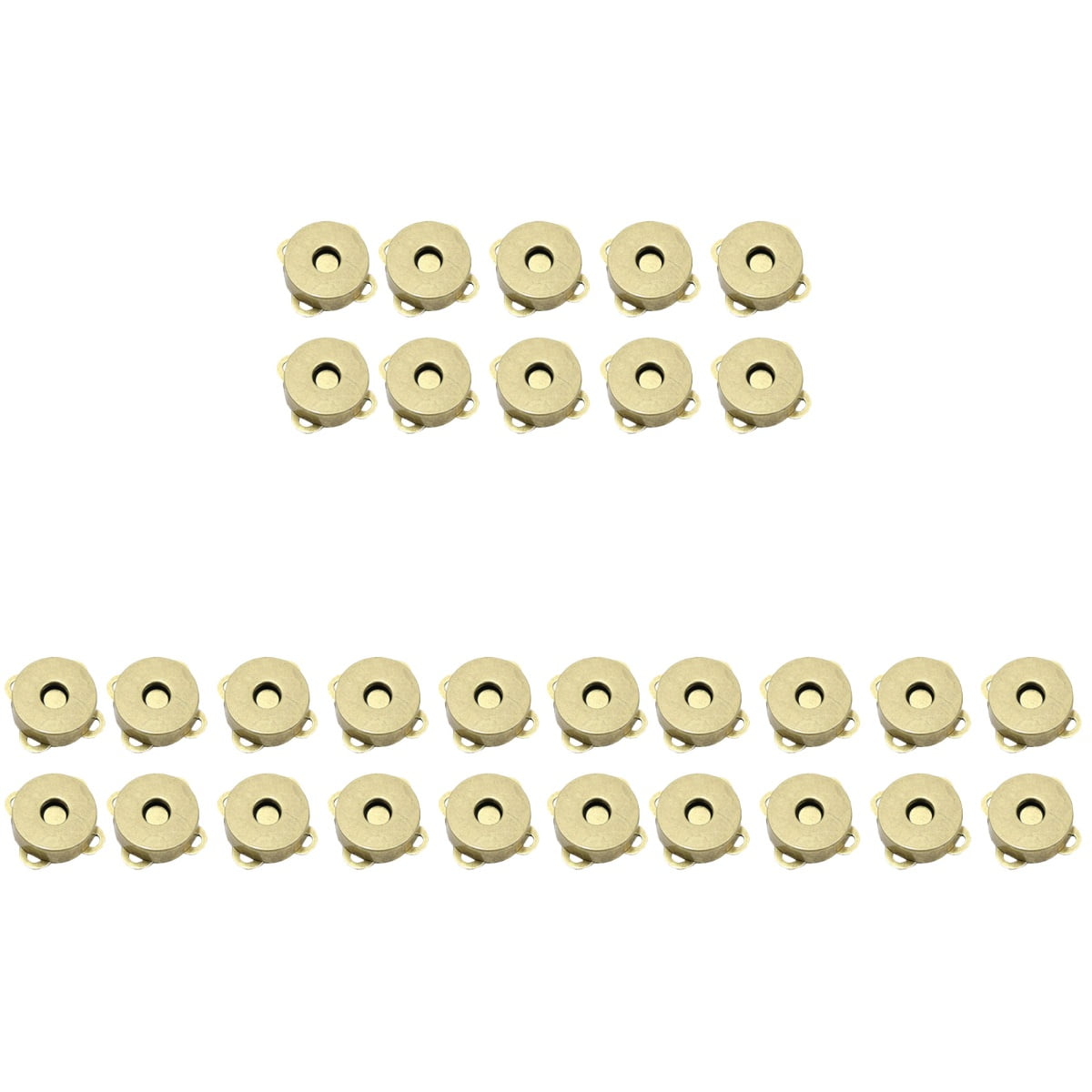 NICEMAL 30 pcs Plum Blossom Design Magnet Button Invisible Button ...