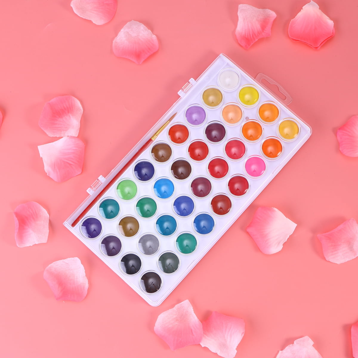 NICEMAL 36 Color Fundamental Watercolor Pan Set Watercolor Artist set ...