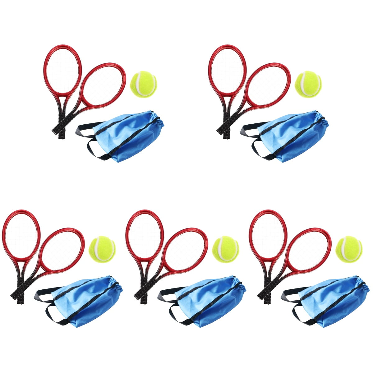 NICEMAL 5 Sets of Minihouse Tennis Racket Toy Mini Tennis Racket Garden ...