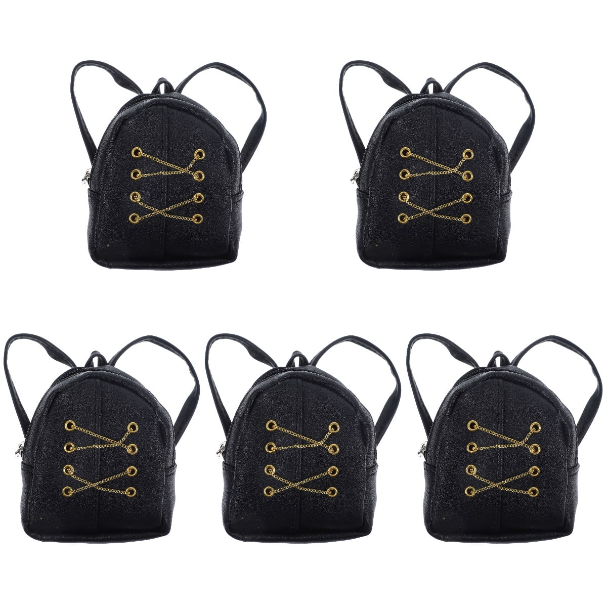 NICEMAL 5pcs Doll Backpack Mini Backpack Toy Mini Zipper School Bag ...