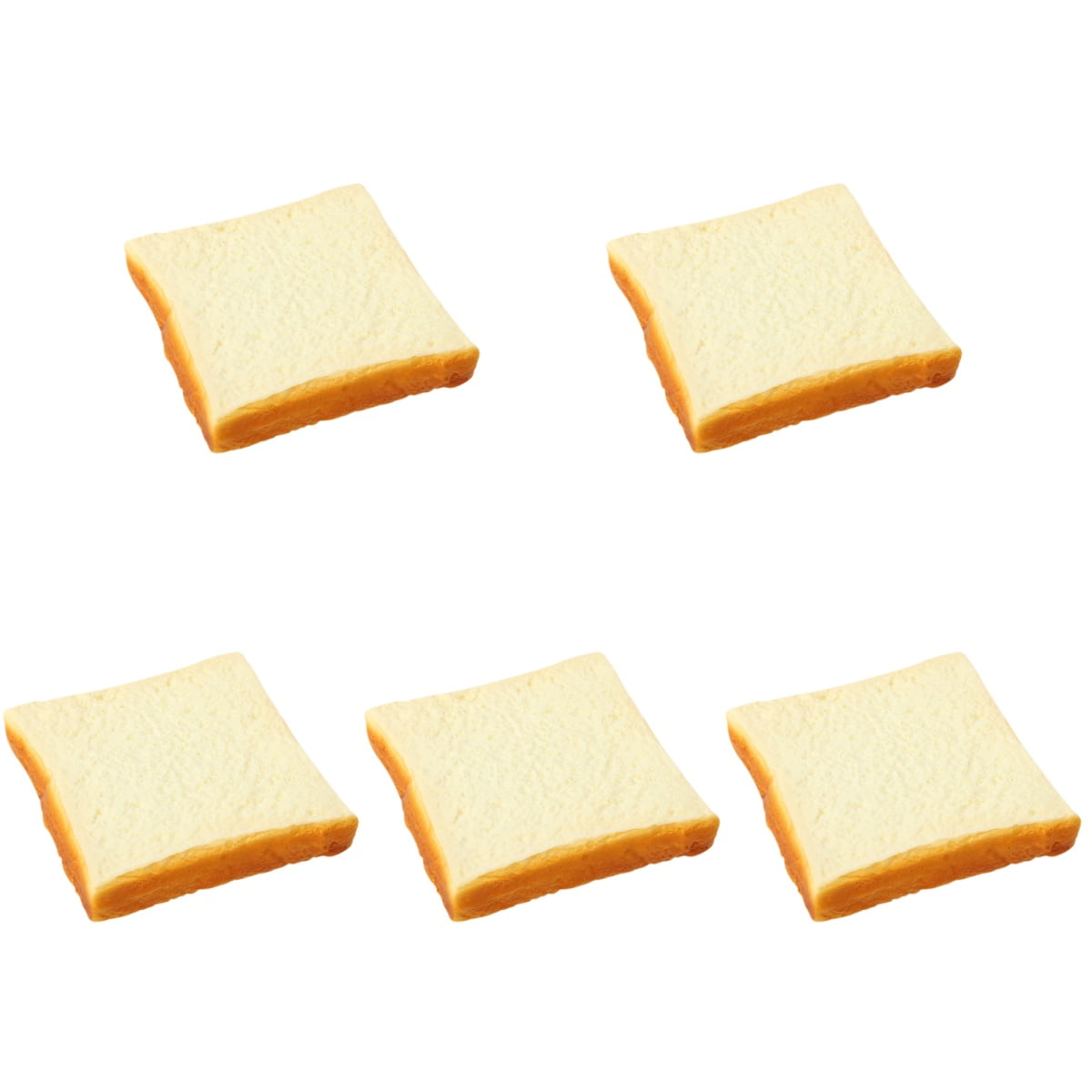 NICEMAL 5pcs Fake Bread Model Sliced Bread Model Fake Bread Model Fake ...
