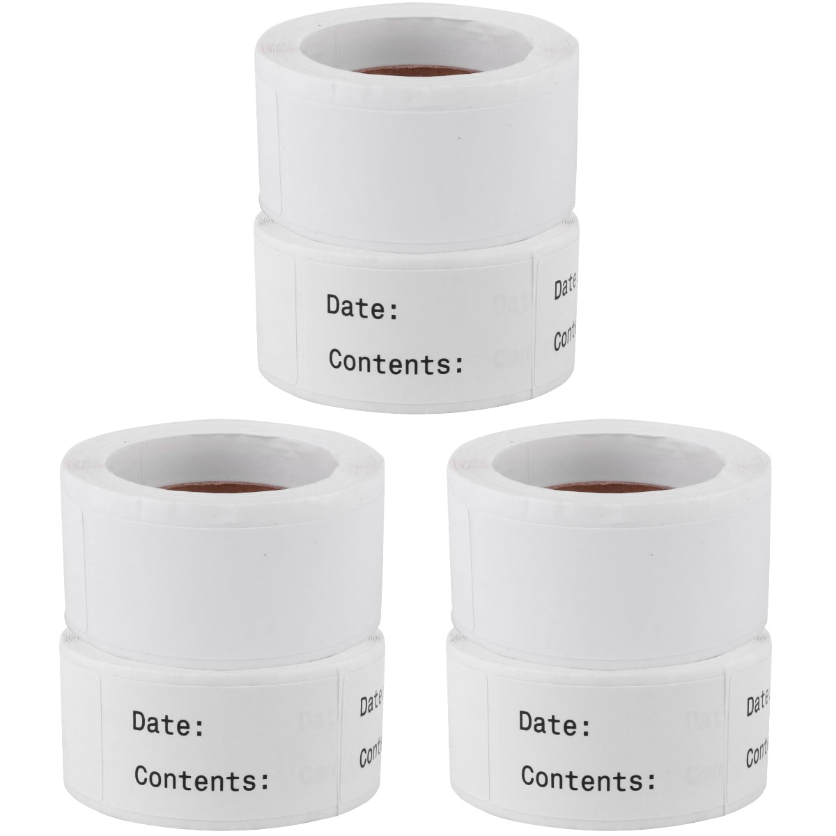 NICEMAL 6 Pcs Blank Writable Stickers Practical Classified Labels Food ...