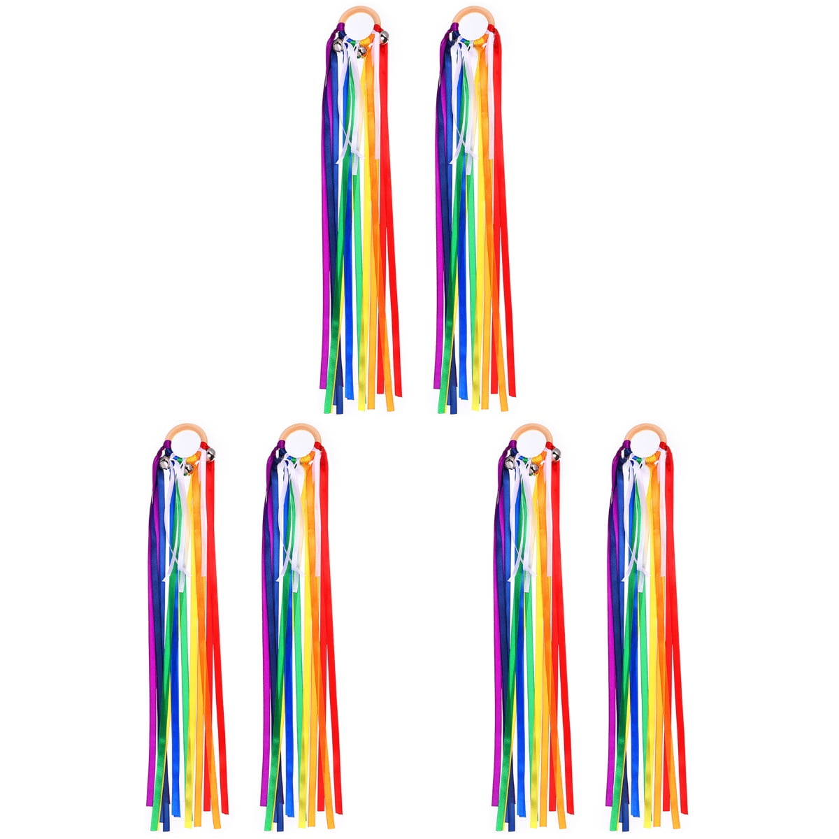 NICEMAL 6 Pcs Children Toys Streamers Rainbow Ribbons Kids Early ...