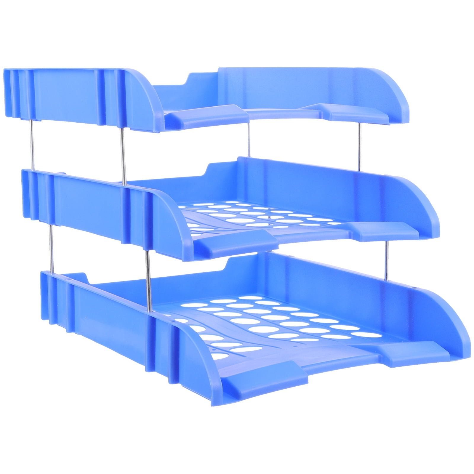 NICEMAL Desk Paper Tray File Organizer 3-tier Paper Tray Document File ...