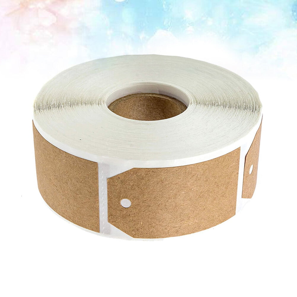 Supvox Brown Kraft Paper Label Sticker for School Library and Commodity ...