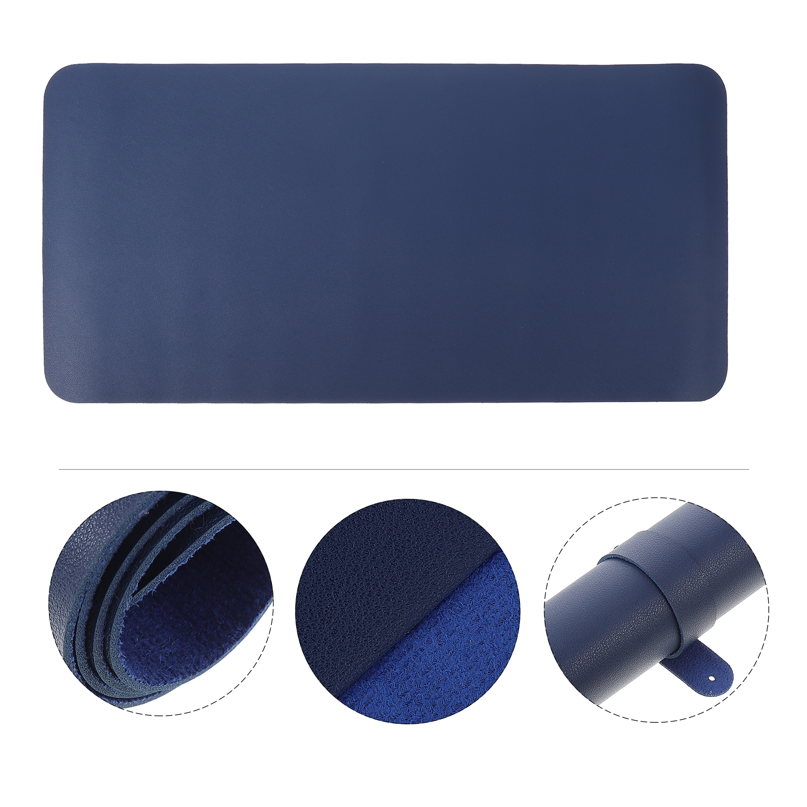 NICEMAL Leather Mouse Pad Office Desk Pad Leather Desk Pad Protector ...