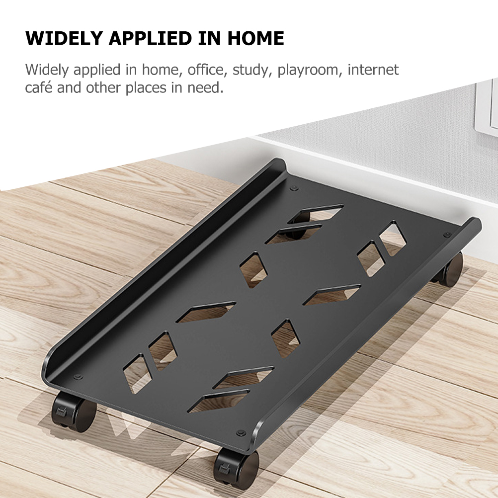 NICEMAL Movable Computer Stand Computer Tower Holder Movable CPU Stand ...