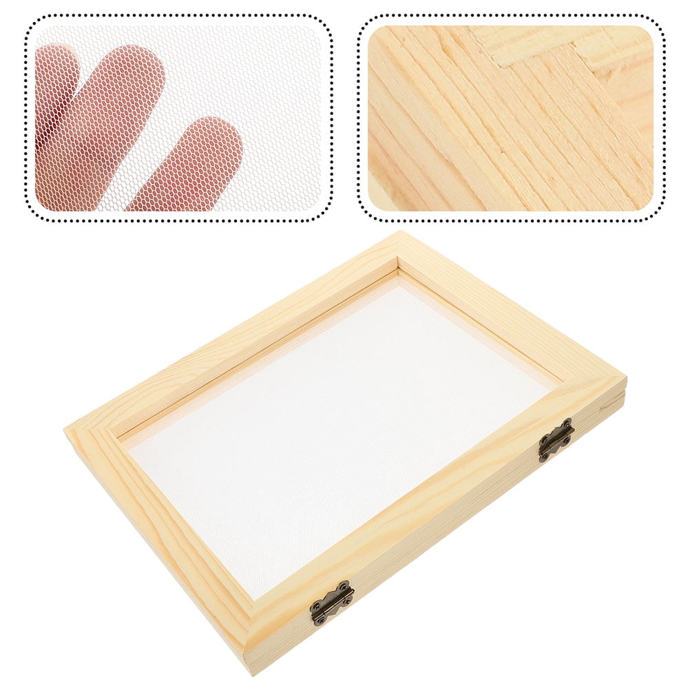 Supvox Diy Papermaking Kit Paper Making Frame MDF 1Pcs - Walmart.com
