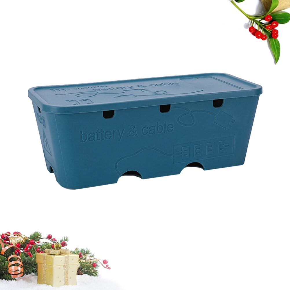 NICEMAL Power Strip Cord Hider Box Multifunctional Plastic Cable ...