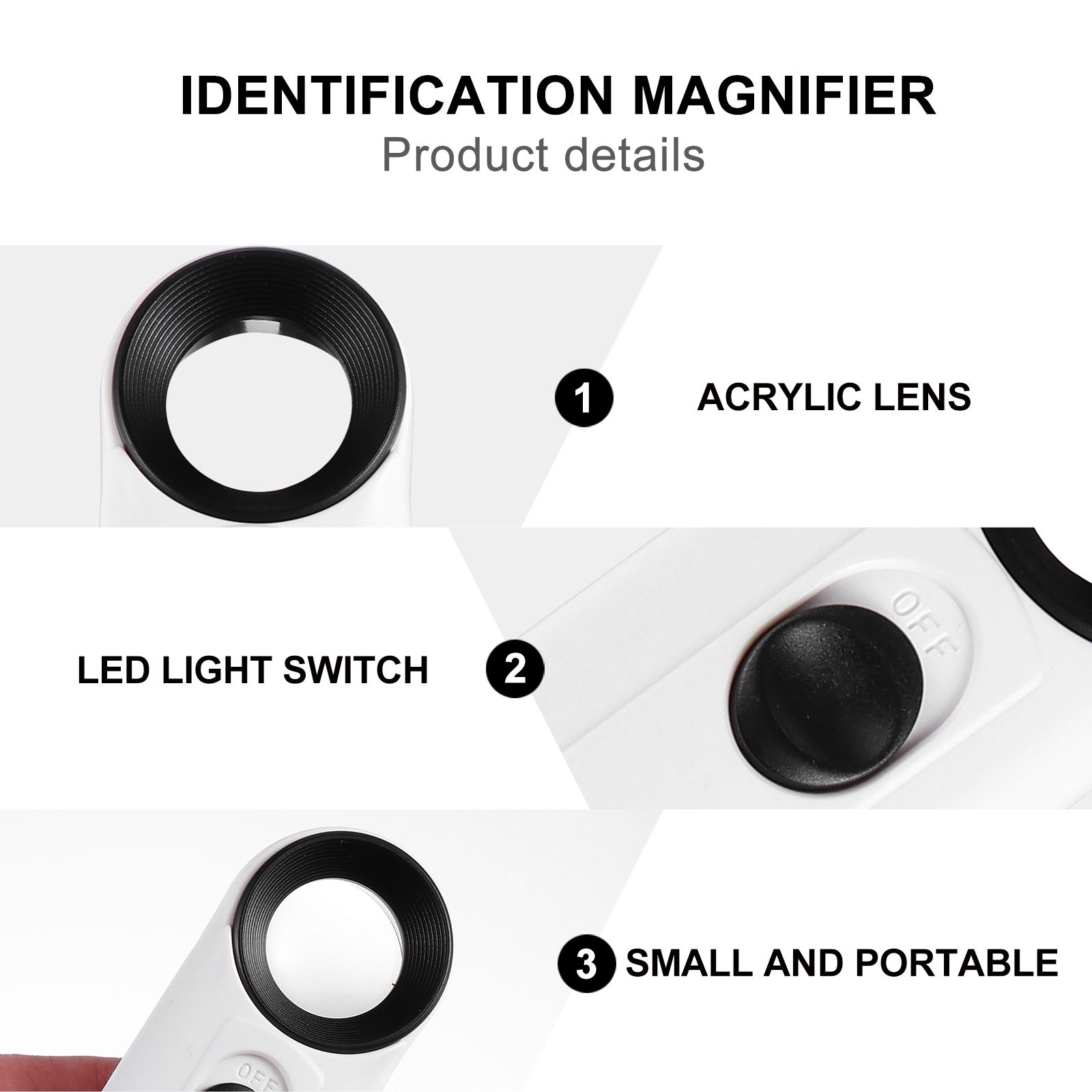 NICEMAL Practical Magnifying Glass Antique Amplifier Magnifying Glass ...