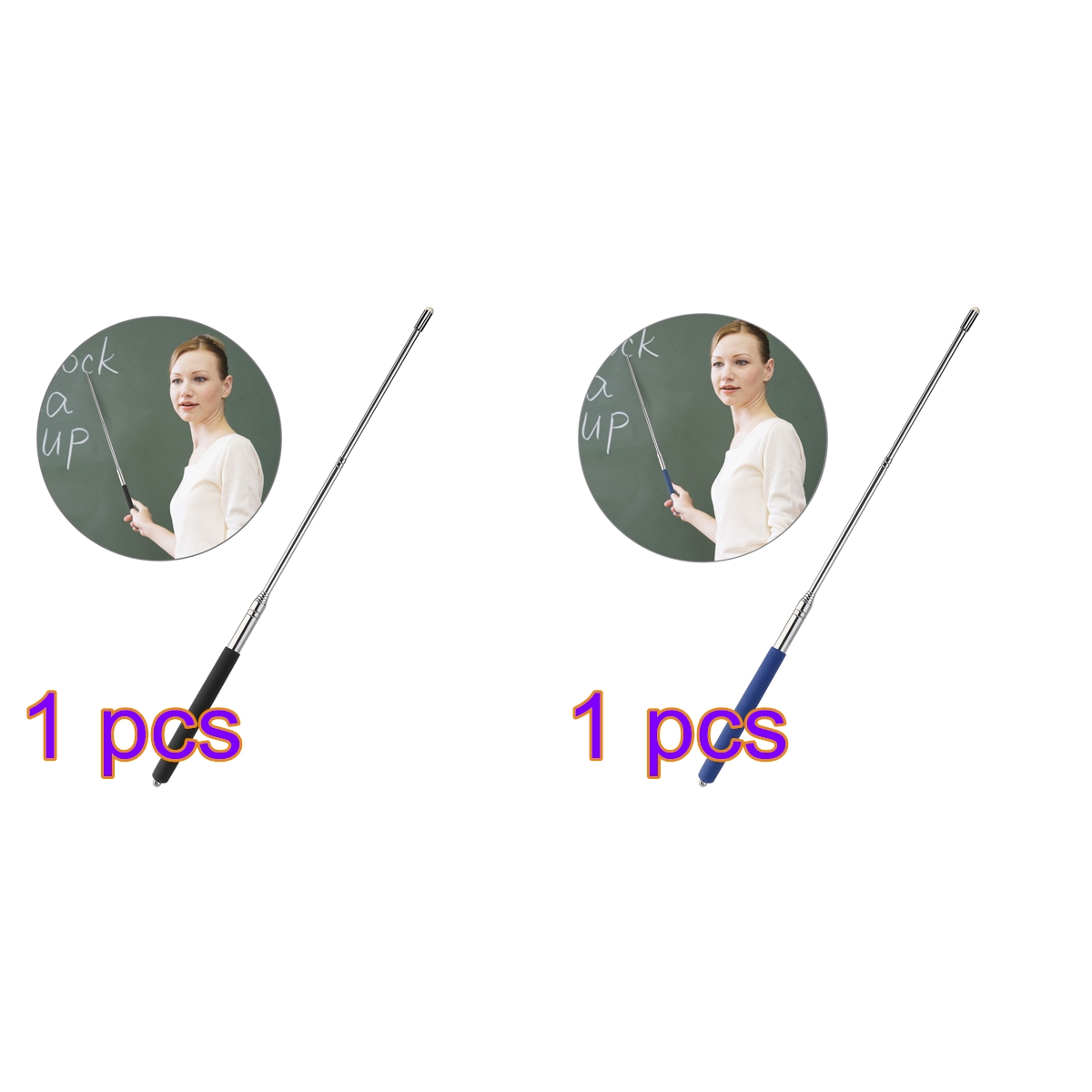 NICEMAL TINKSKY Hand Pointer Extendable Telescopic Retractable Pointer ...