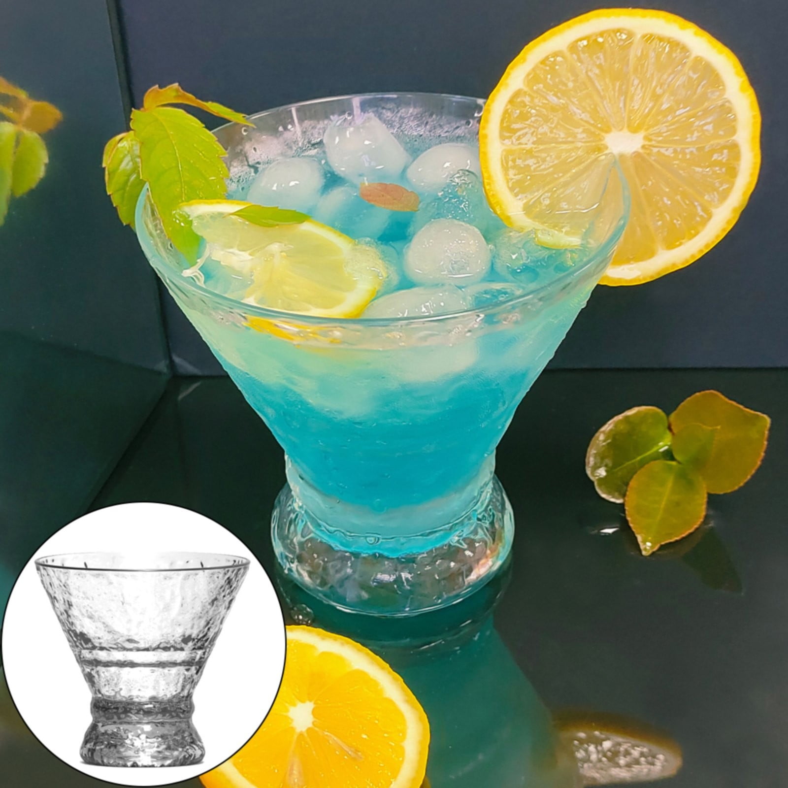 NICEME Clear Plastic Tumblers Cups Clear Clear Cups Stemless Cups ...