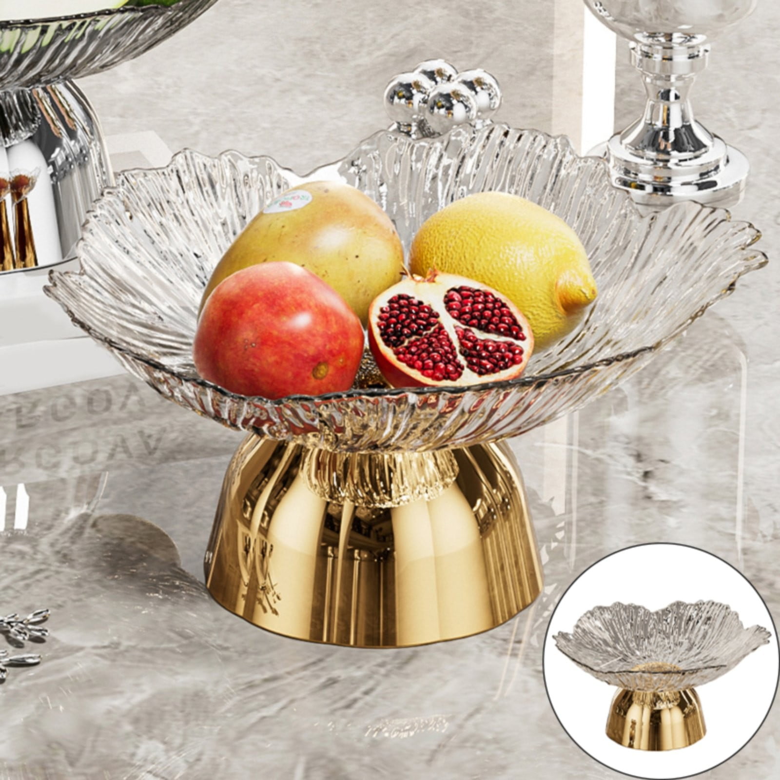 NICEME Draining Board Tray for Kitchen Decorative Pedestal Bowl Dish ...