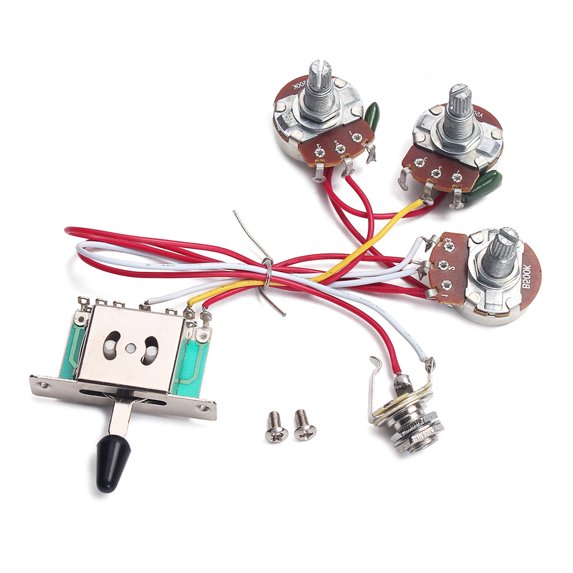 NICERIO 1 Set Electric Guitar Wiring Kit Multi 5 Way Toggle Switch for ...