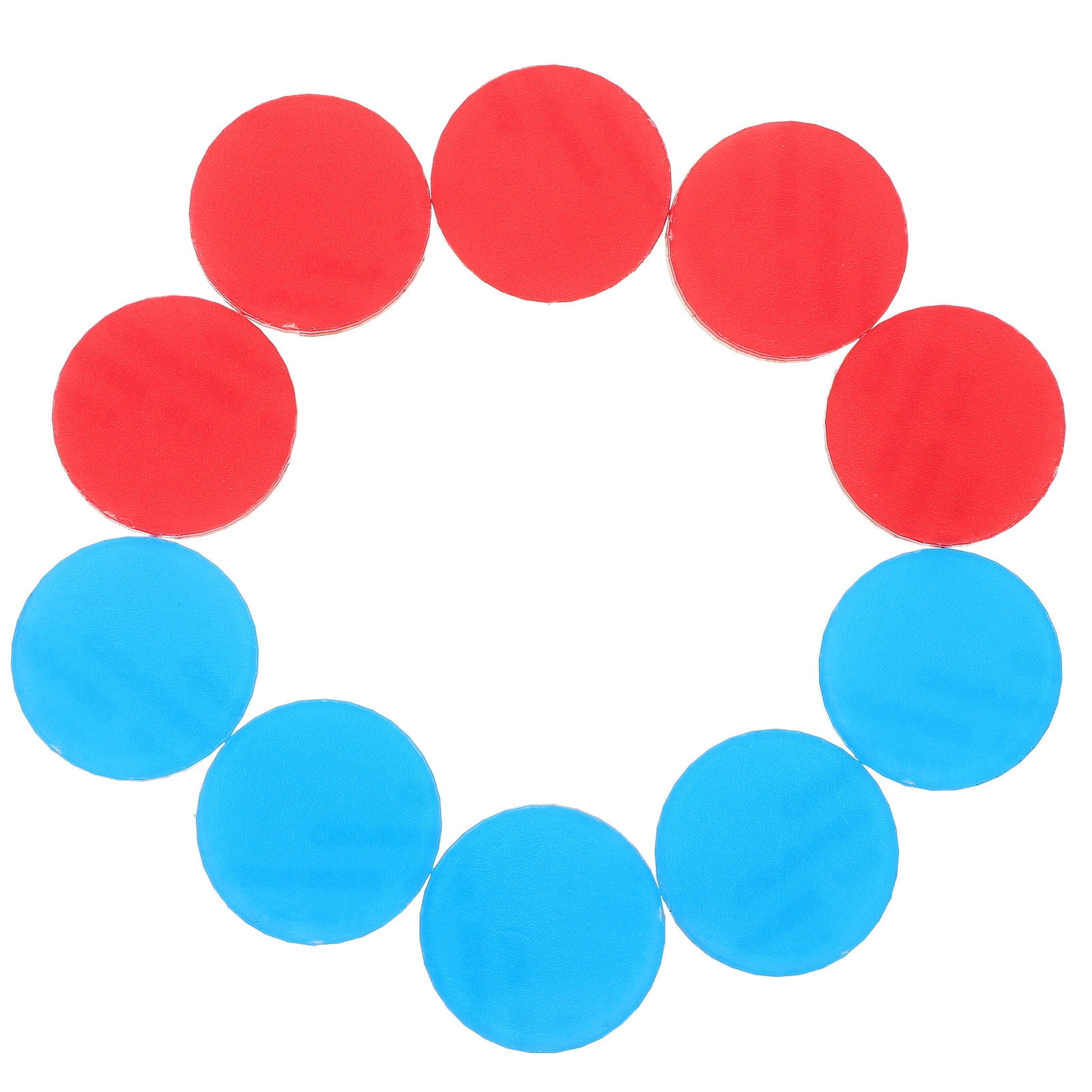 NICERIO 5 Pairs Of Hot Cold Stickers Acrylic Red Waterproof Self Adhesive Signs For Bathroom ...