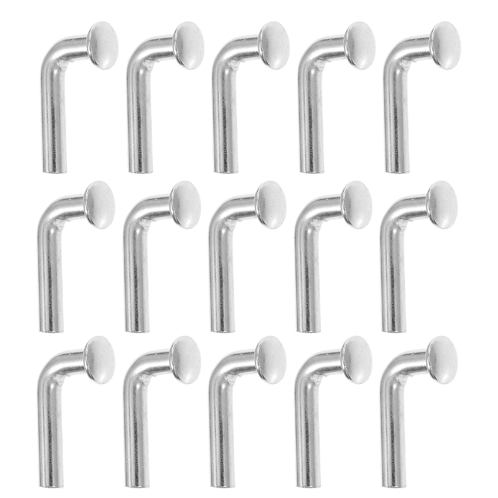 NICERIO 50Pcs Universal Pallet Rack Drop Pin Silver Steel Safety Clip ...
