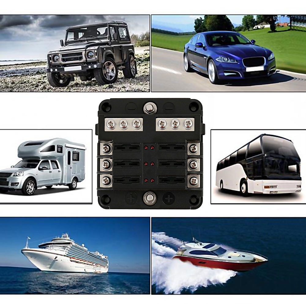 NICERIO Automotive Fuse Holder Fuse Box Plastic 1Pcs - Walmart.com