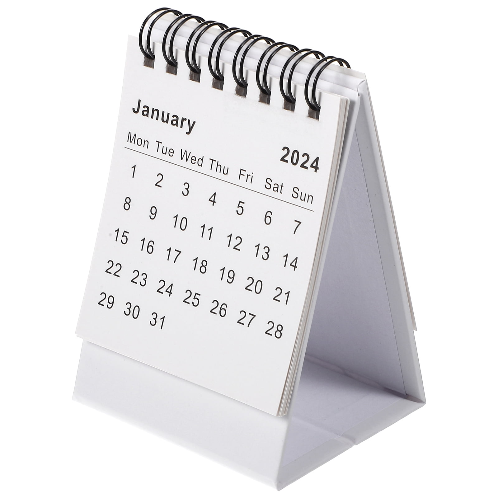NICERIO Office Desk Calendar Small 2024 Calendar Office Table Calendar Binding Calendar ...