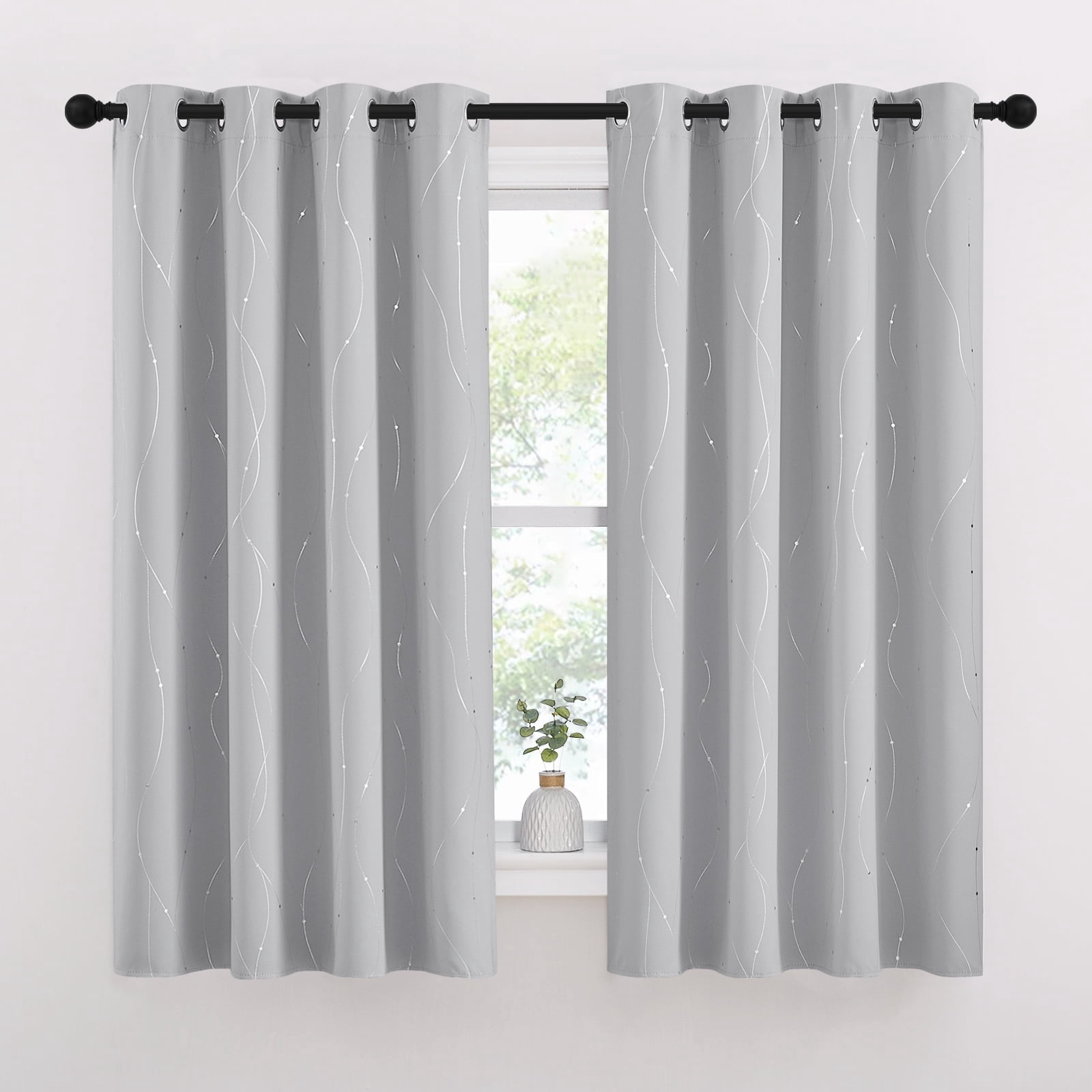 NICETOWN Blackout Curtains for Bedroom Grommet Thermal Insulated ...