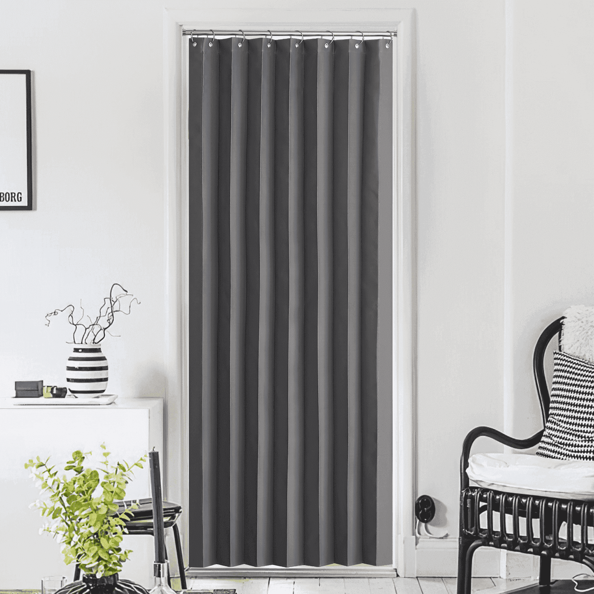 NICETOWN Blackout Door Curtains for Doorway Privacy, Room Darkening ...