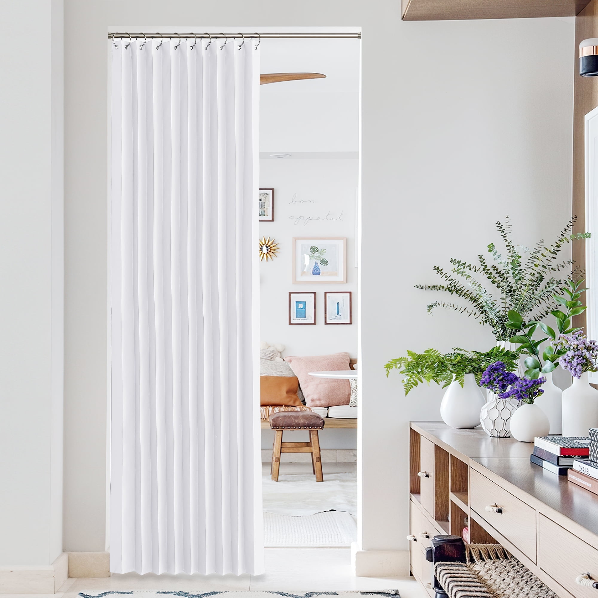 NICETOWN Door Curtains for Bedroom, Privacy Room Darkening Accordion ...