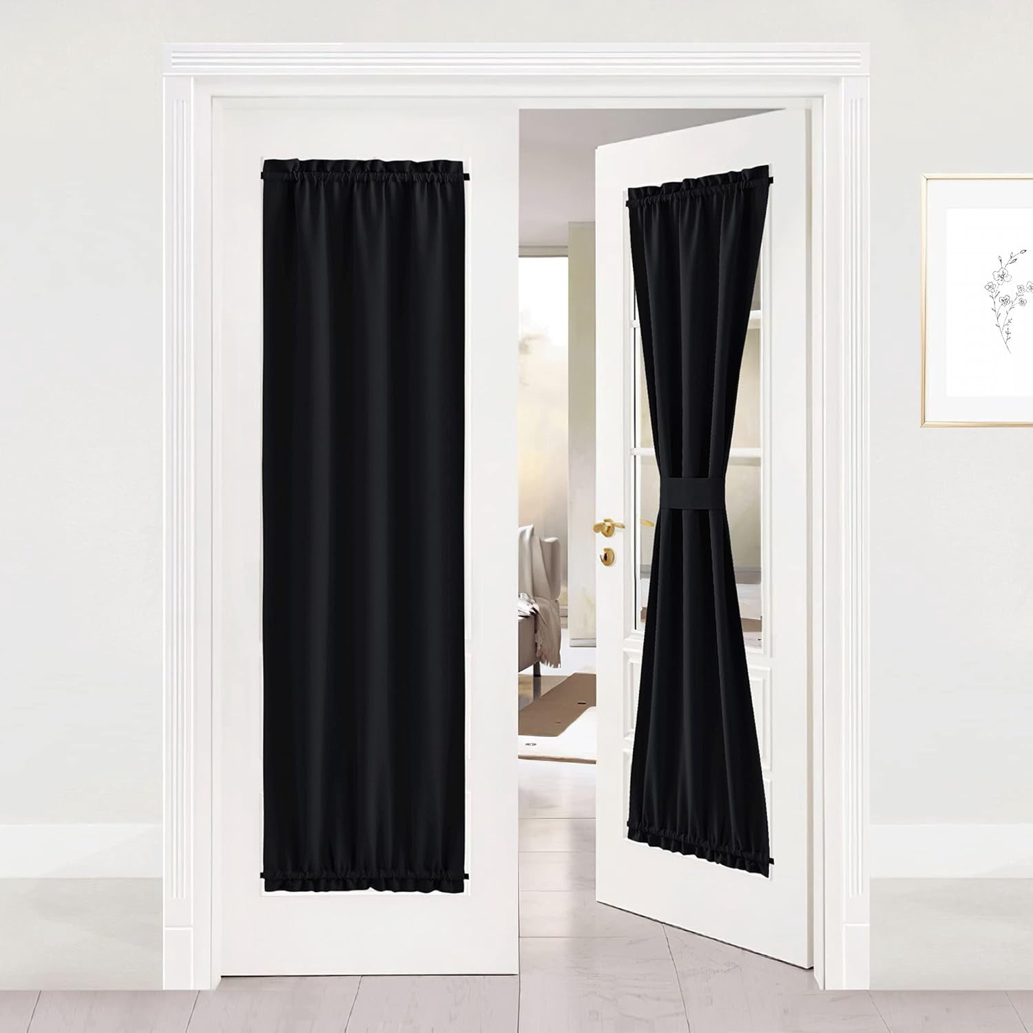 NICETOWN French Door Panel, Blackout Curtain Thermal Insulated Privacy ...