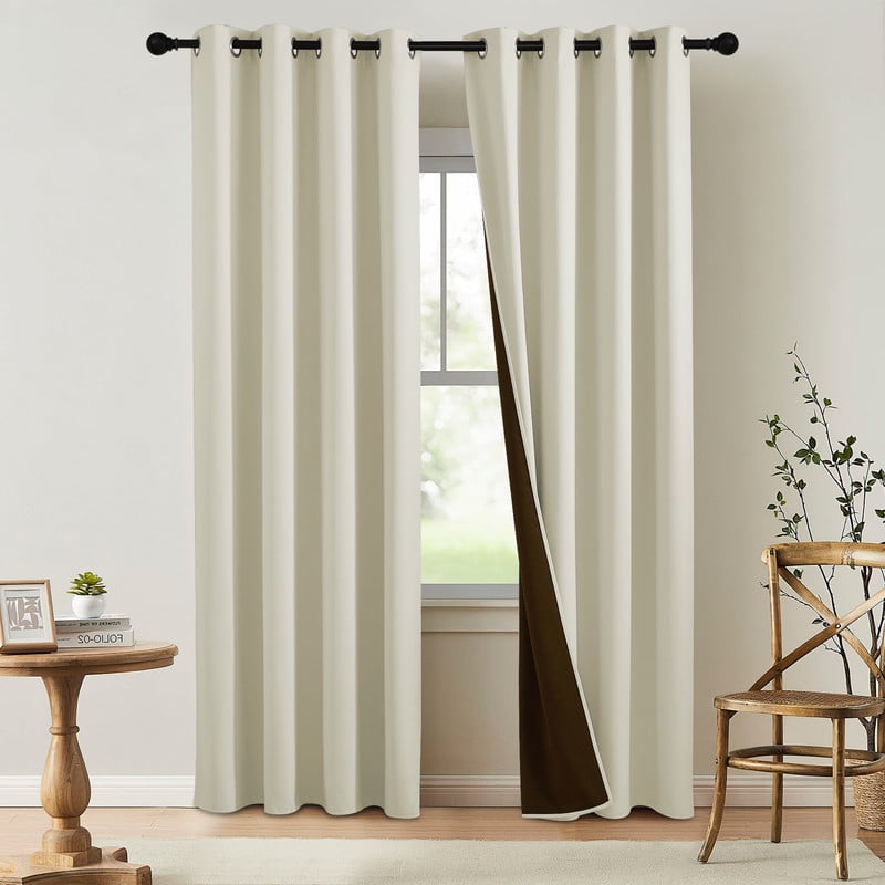 NICETOWN Full Blackout Curtain, 100% Blackout Curtains Thermal ...