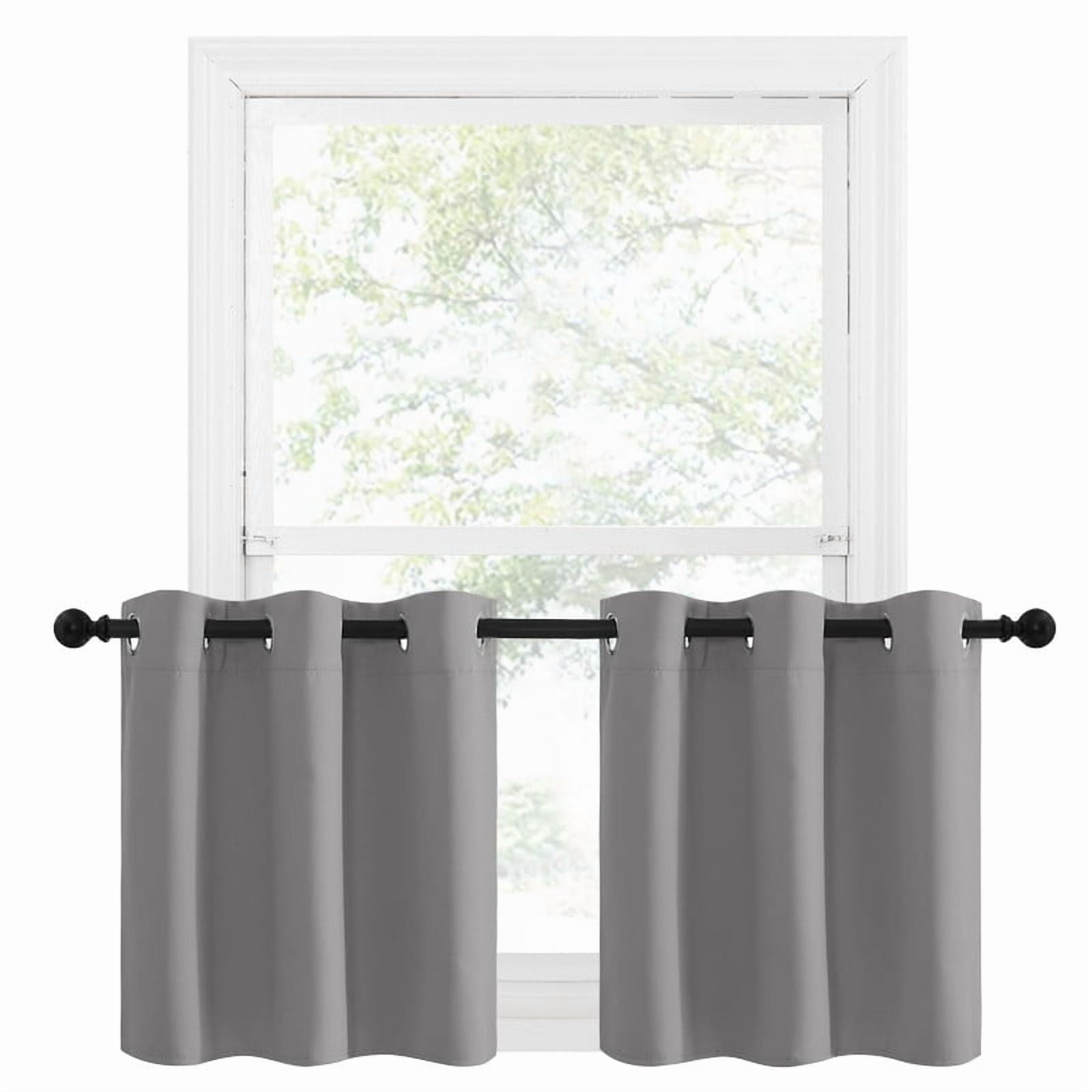 NICETOWN Kitchen Tiers Curtains Sets for Windows, Thermal Insulated ...