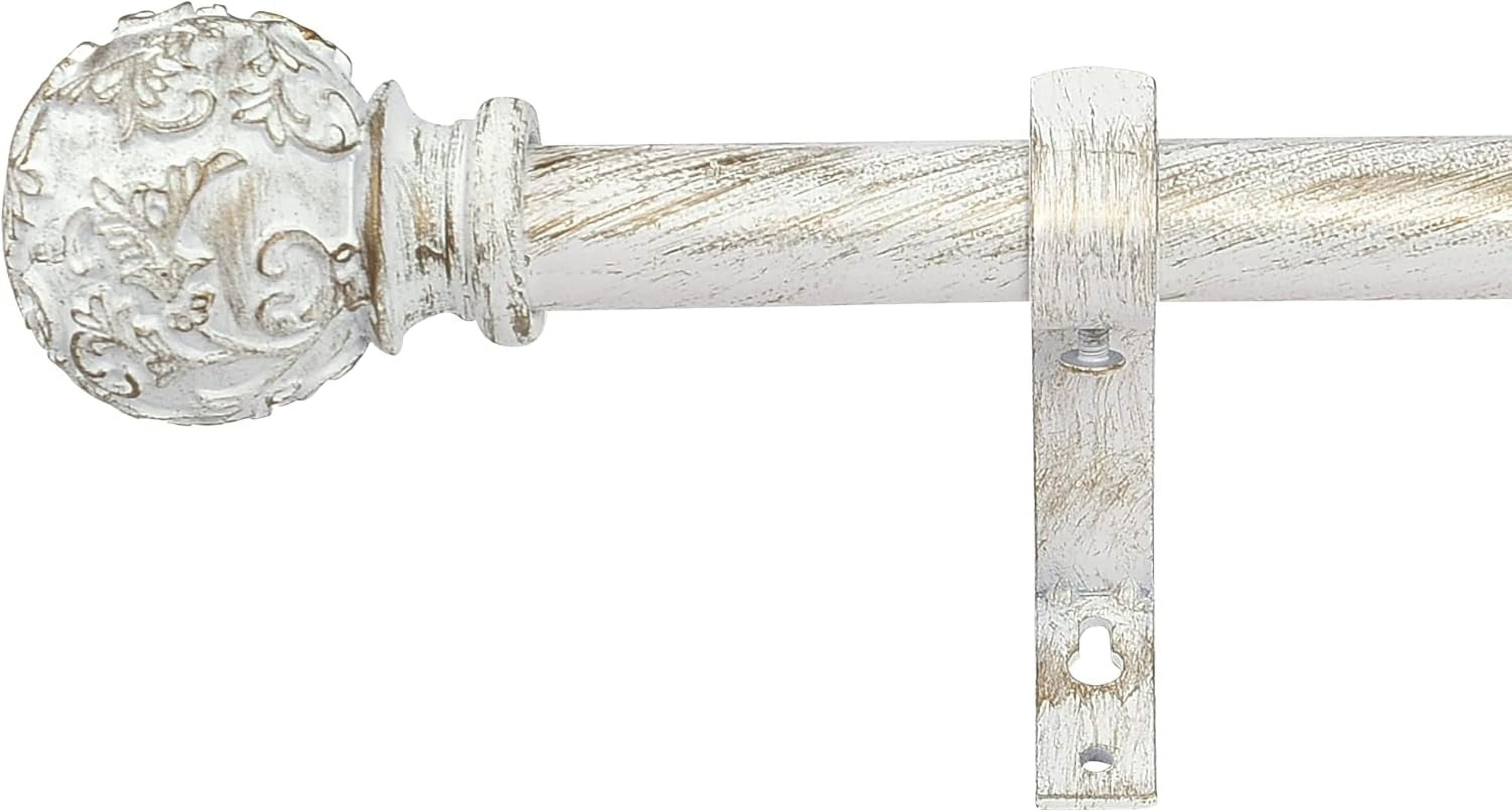 NICETOWN Long Curtain Rod Adjustable 72 to 144 Inch 1" Diameter Indoor ...