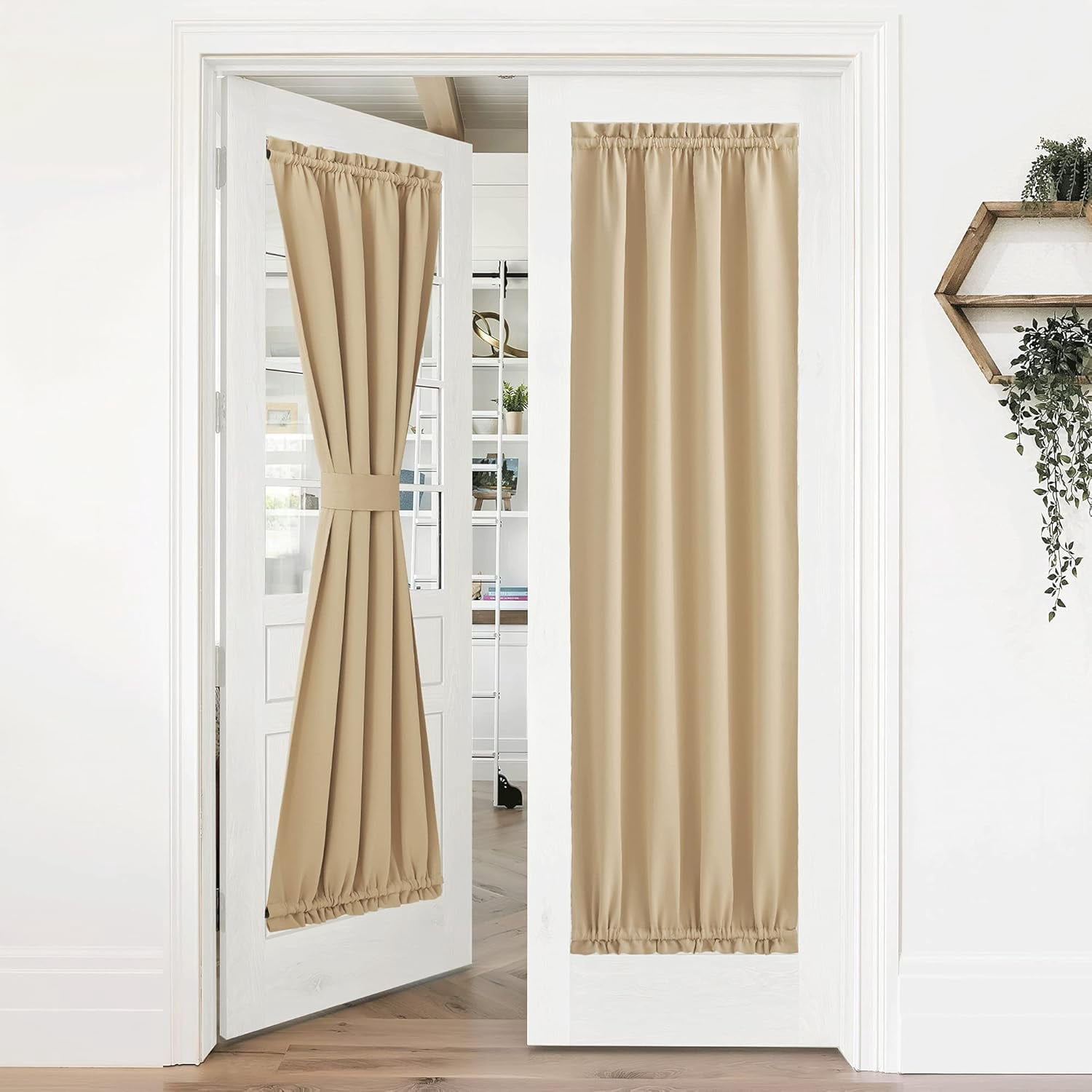 NICETOWN Sidelight Door Curtain, Thermal Insulated Privacy French ...