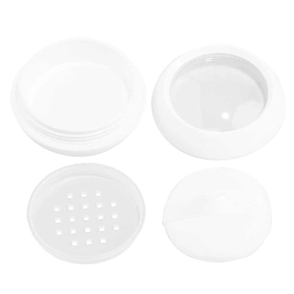 NICEXMAS 1 Set Makeup Powder Box Loose Powder Container with Powder ...