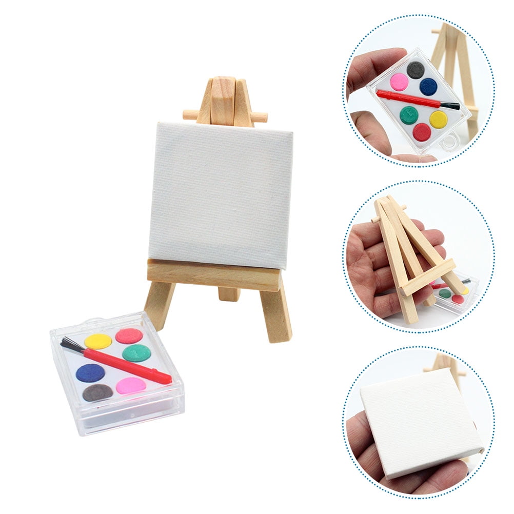 NICEXMAS 1 Set Miniature Paint Set Assorted Color 5.00X3.80X0.50cm for ...
