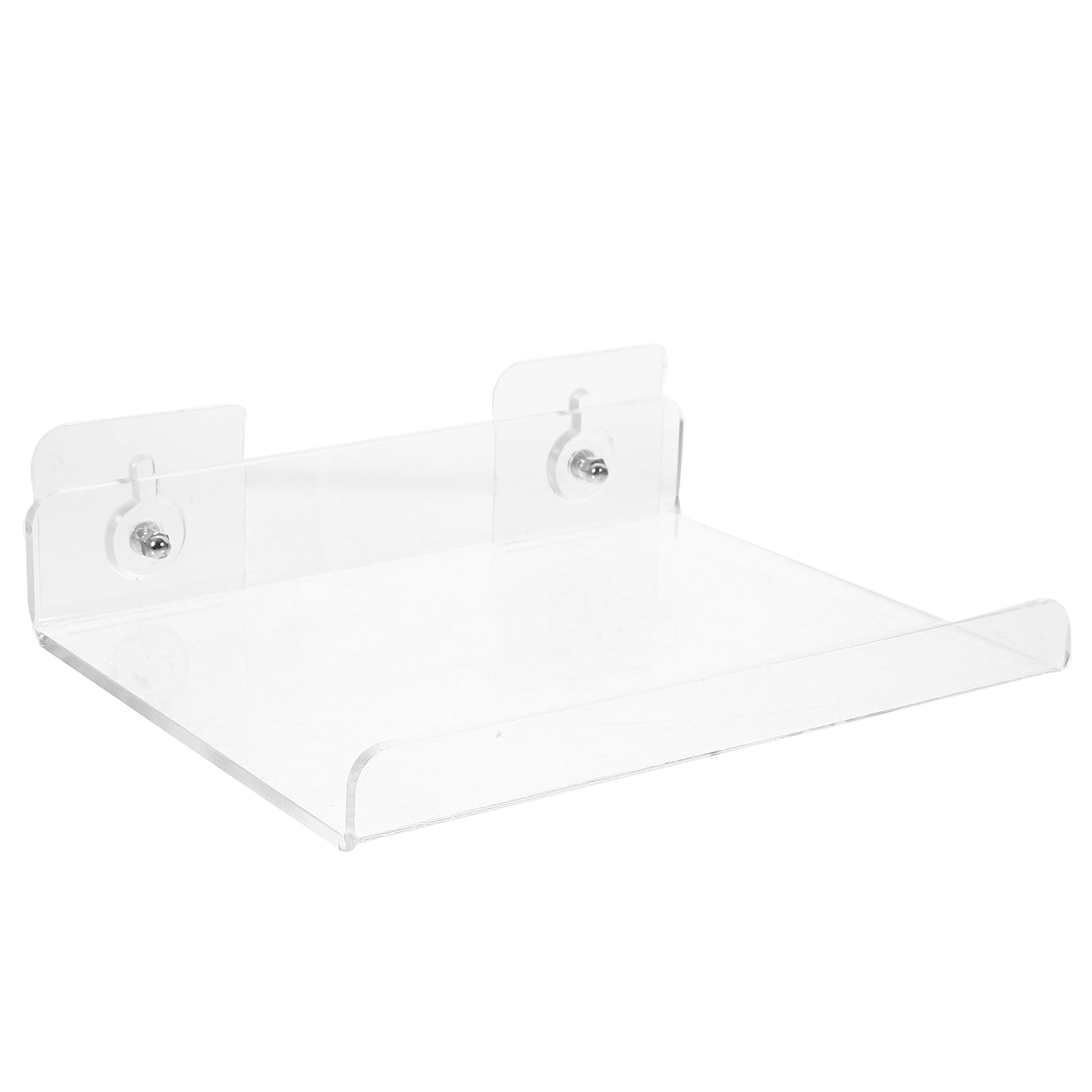NICEXMAS 1Set Transparent Acrylic Storage Shelf Wall Mounted for ...