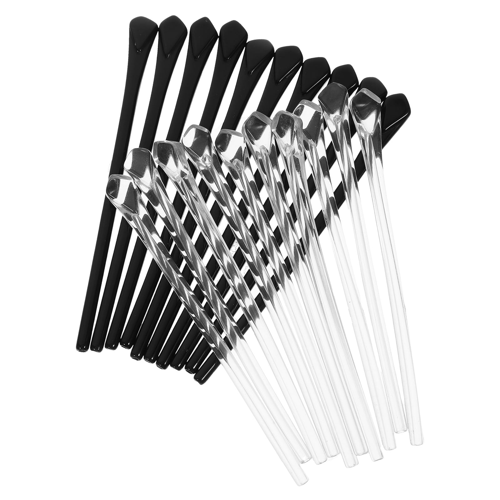 NICEXMAS 10 Pairs Tpr Transparent Temple Tips for Eyeglasses for ...