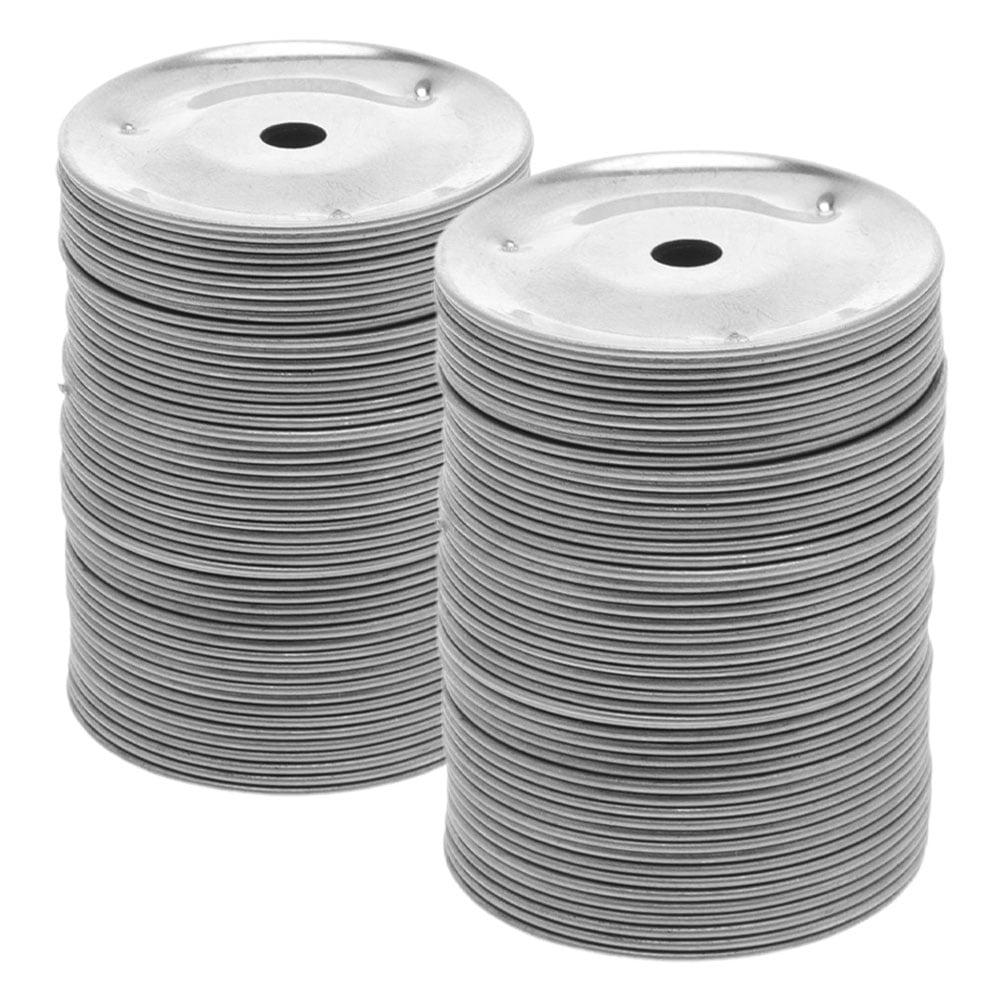 NICEXMAS 100Pcs Cymbal Ching Ring Drum Bell 38mm Diameter Round Shape ...