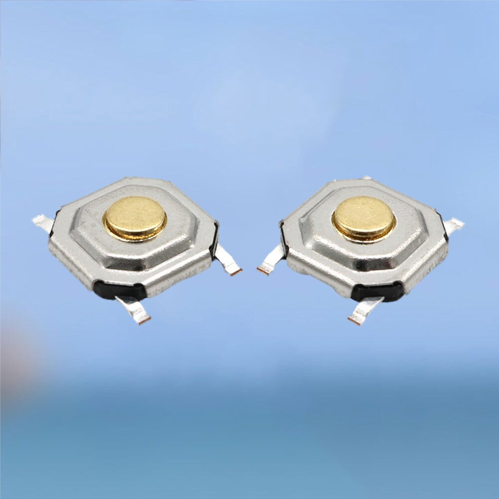 NICEXMAS 100Pcs Silver Push Button Switch Momentary for Multiple ...