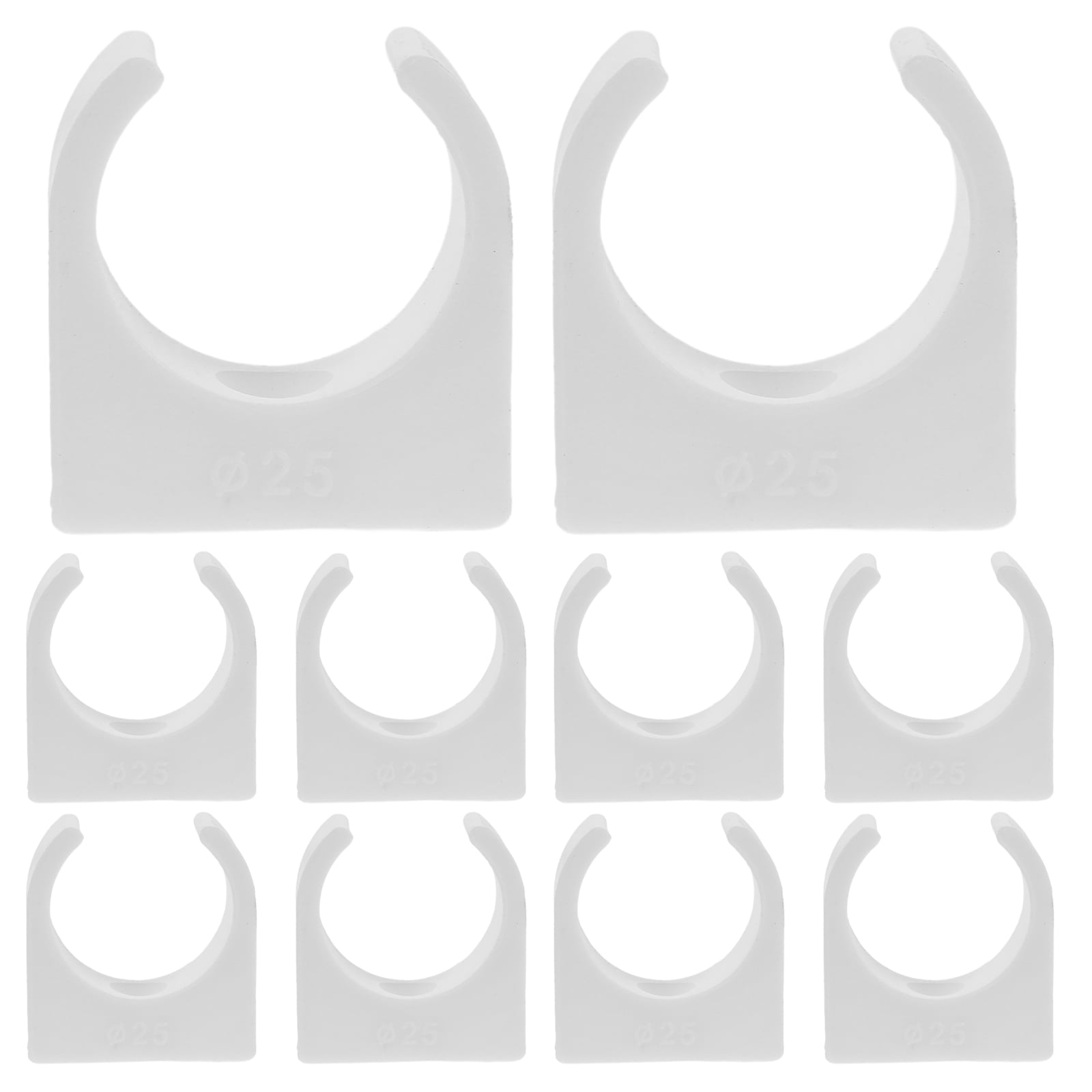 NICEXMAS Motor Mounting Clips For Pipe Support White Plastic 10Set ...