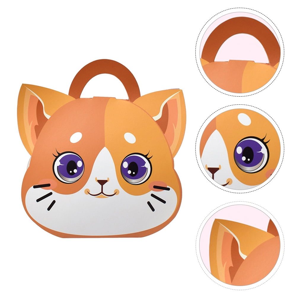 NICEXMAS 10Pcs Goodies Boxes Paper Candy Box Bright Shape for ...