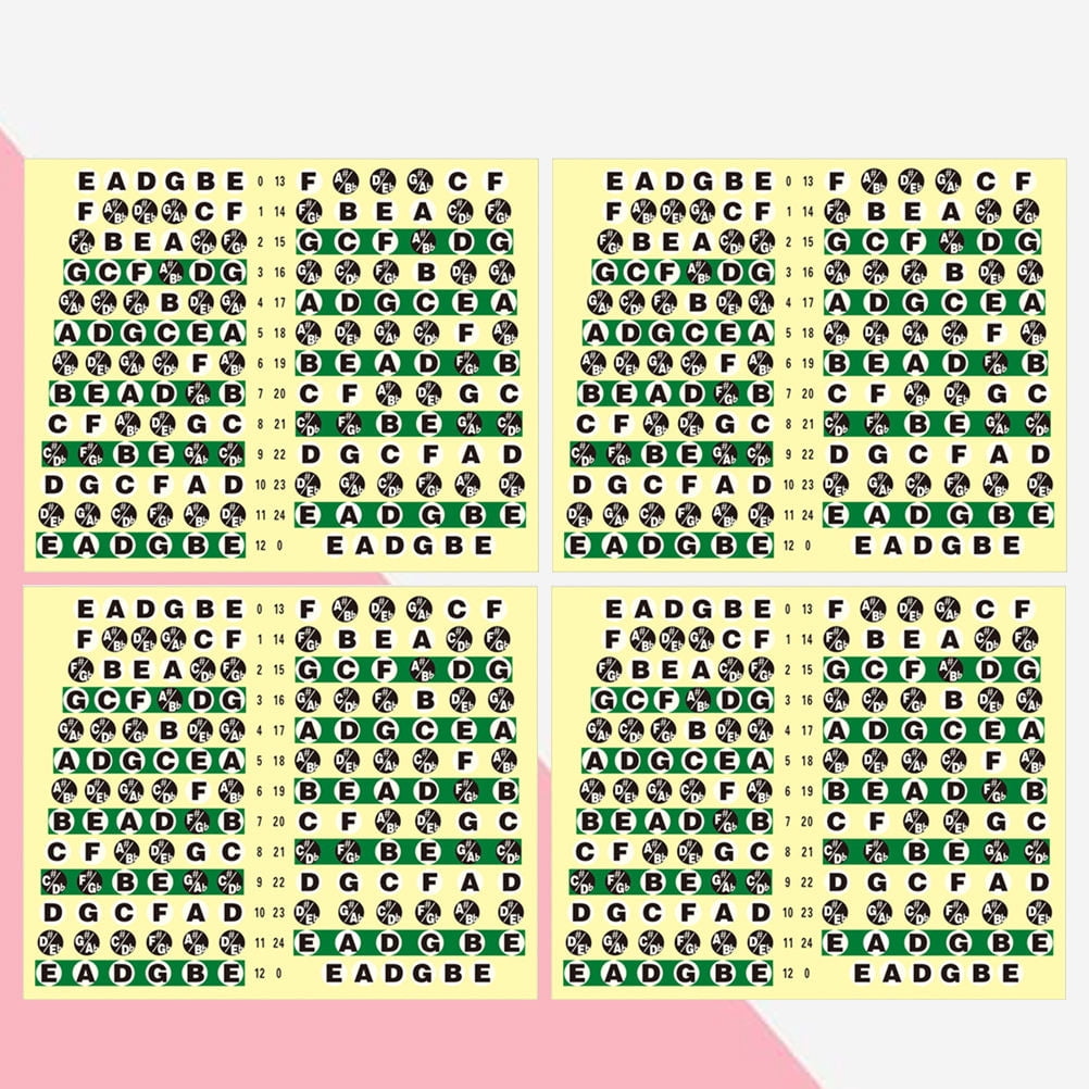 NICEXMAS 10Pcs Guitar Fretboard Sticker for Electric Guitar and ...