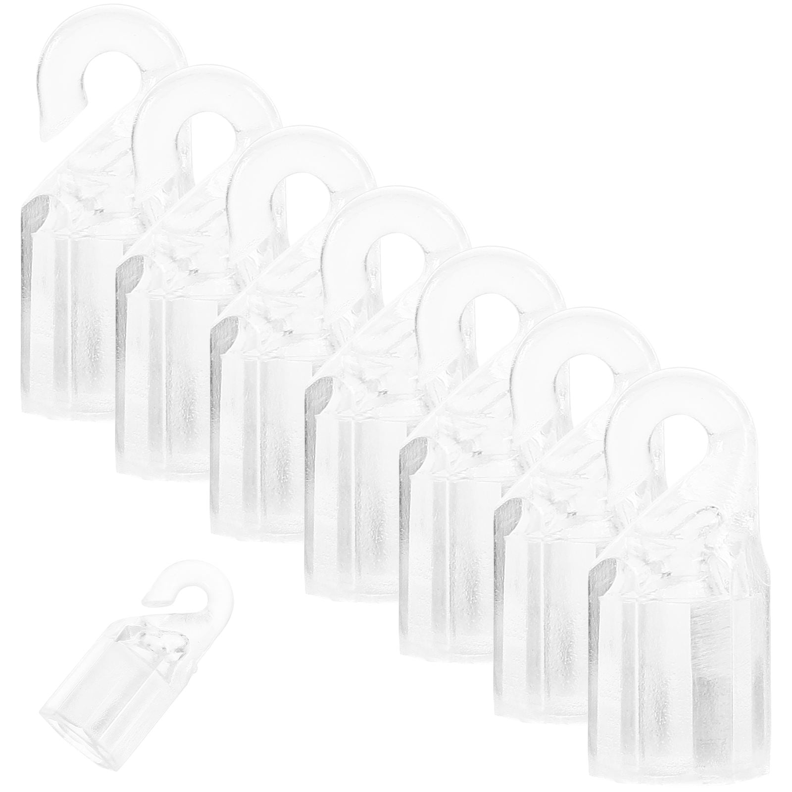 NICEXMAS 10pcs Curtain Blinds Rod Hook Blind Wand Replacement Hooks Blind Hook Accessories ...