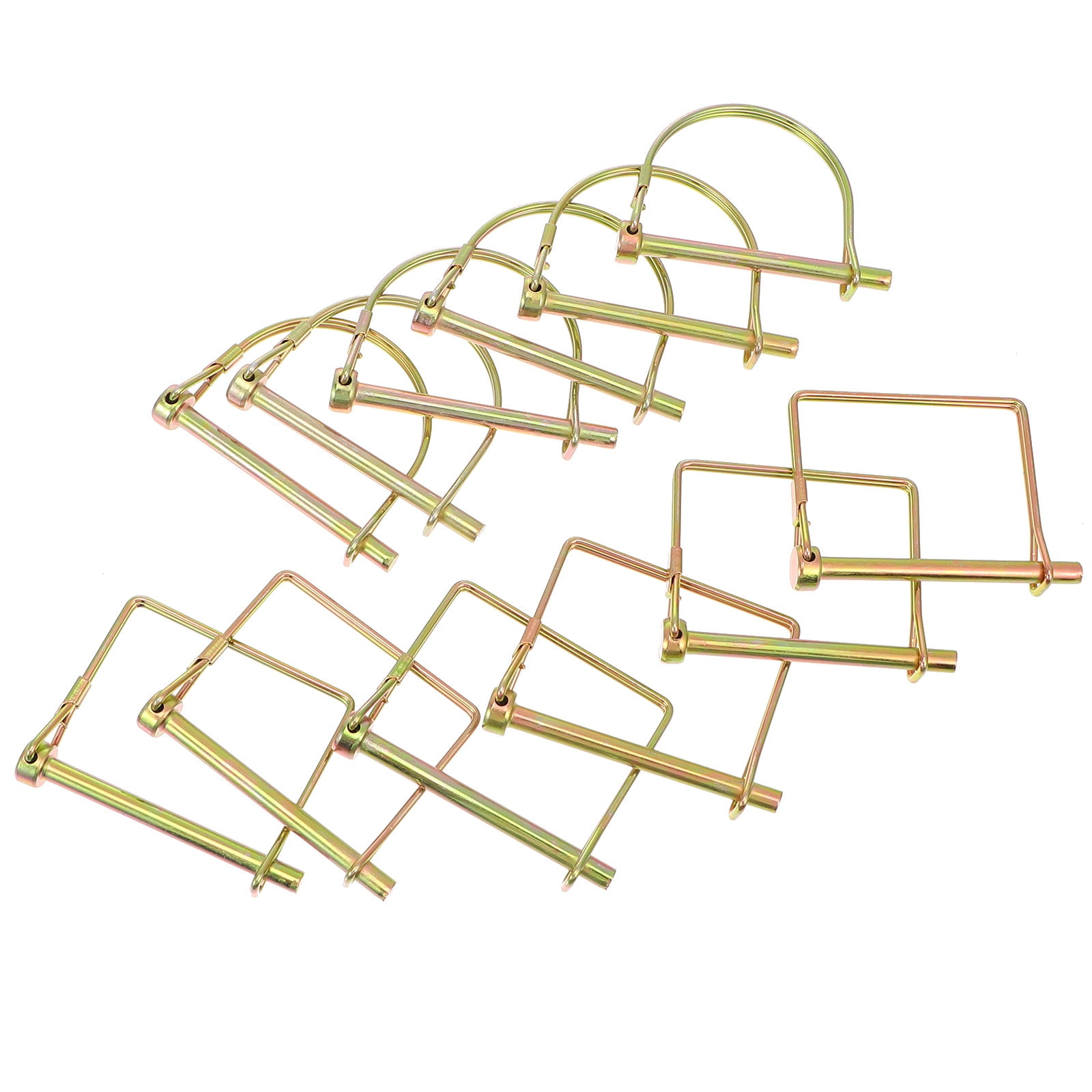 NICEXMAS 12Pcs Set Locking Pin for Lawn Equipment Non Loosening Quick ...