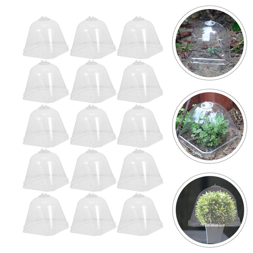 NICEXMAS 15 Pcs Flower Pot Seedling Cover Netting for Garden Protection ...