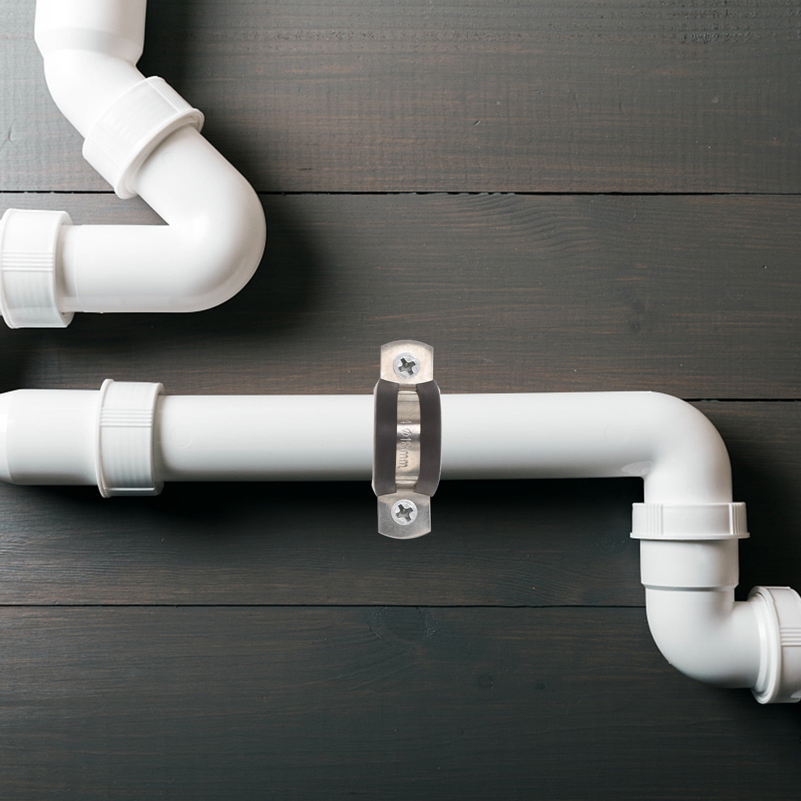 NICEXMAS 15Pcs U Shaped Cable Clamp for Cables and Wires with 304 ...