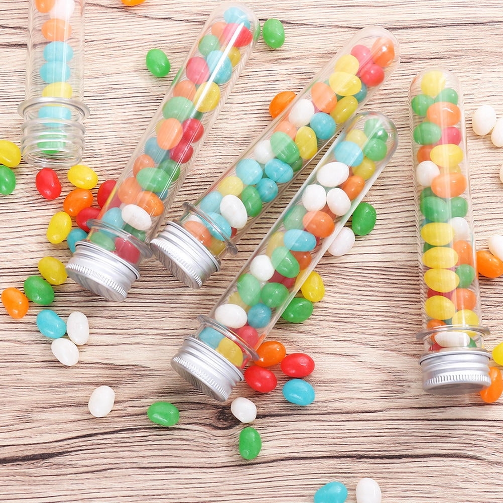 NICEXMAS 18Pcs Cylindrical Test Tube Bottles for Travel and Storage in ...