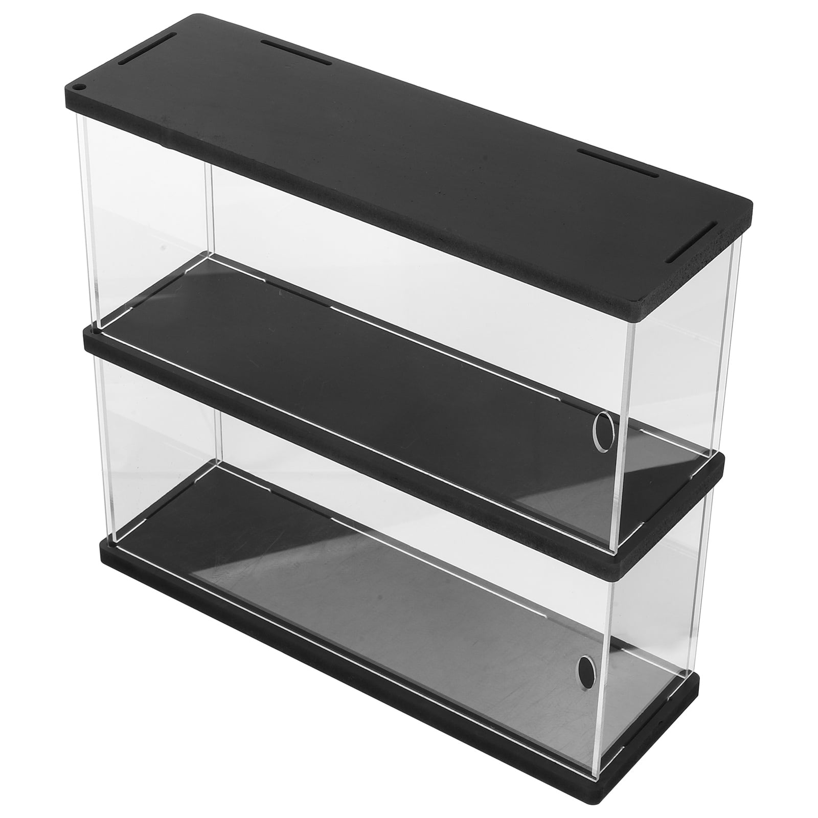 NICEXMAS 1Pack Clear Acrylic Double Layer Display Box for Collectibles ...